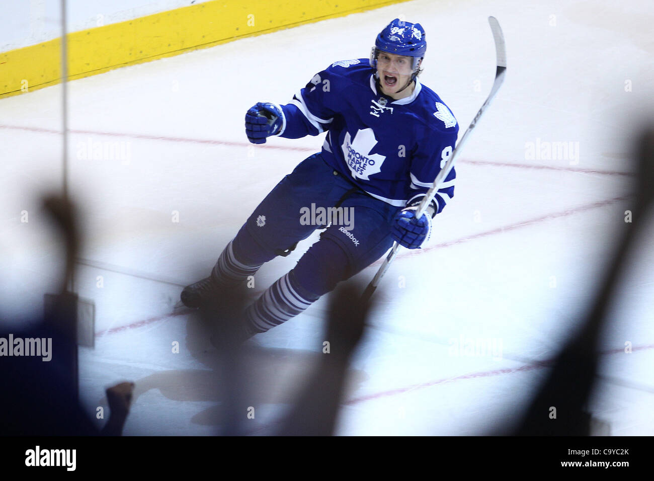 March 6, 2012 - Toronto, Ontario, Canada - Toronto Maple Leaf forward ...