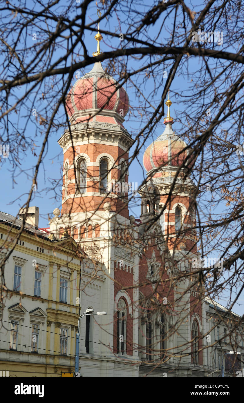Extensive reconstructions taking place in synagogues in Pilsen. Big ...