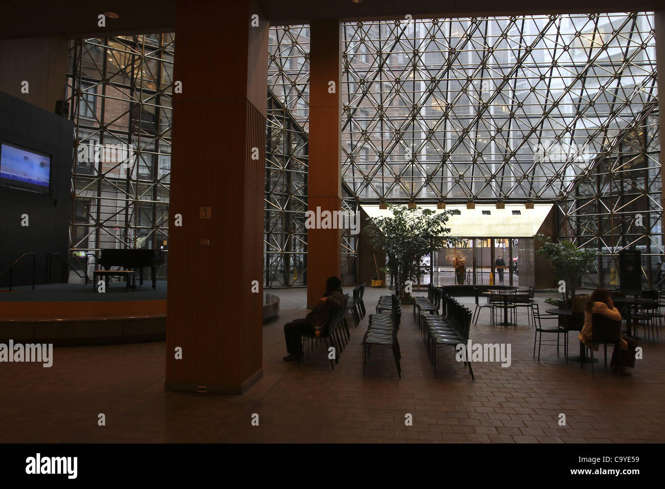 Jan. 27, 2012 - New York, NY, U.S. - Views of the public space in door ...