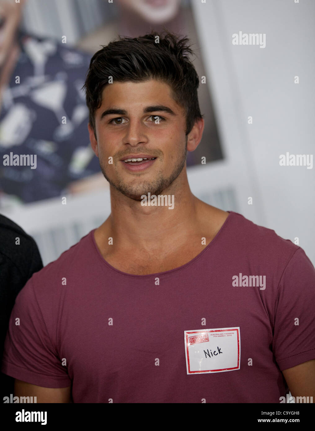 Nick Bracks at the Australian premiere of American Pie : Reunion ...