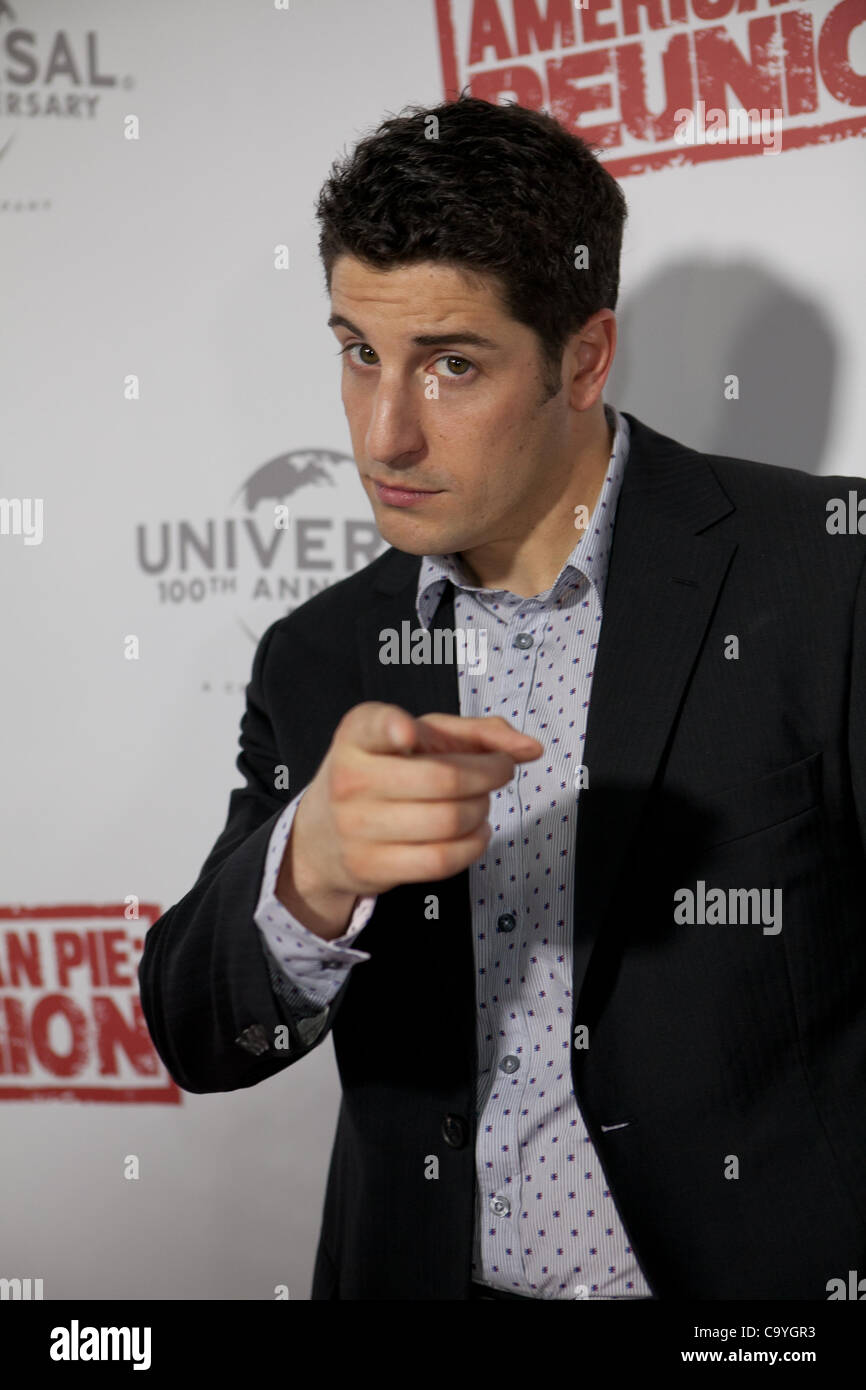Jason Biggs at the Australian premiere of American Pie : Reunion ...