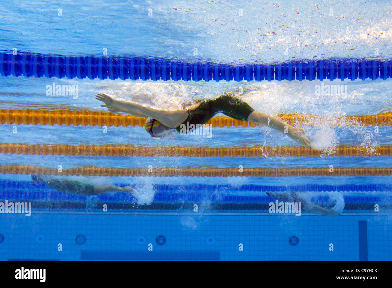 Underwater view of the British Swimming Championships 2012, 07 Mar 12 ...
