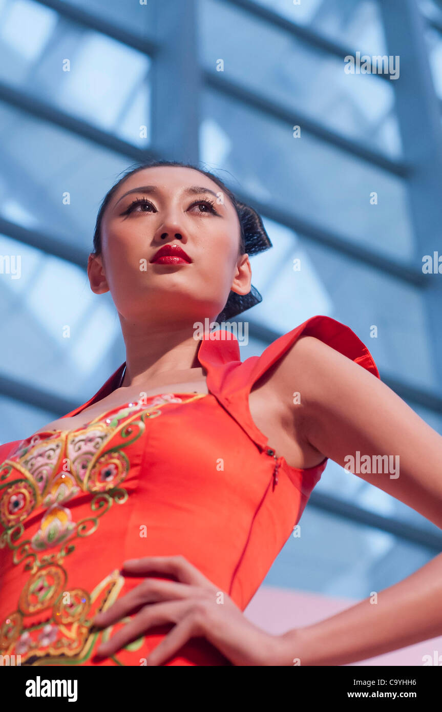 BEIJING, CHINA; 08/03/2012. In celebration of the Womens Day, luxury ...