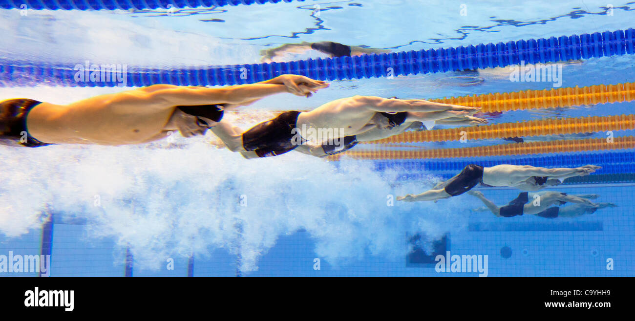 Underwater view of the British Swimming Championships 2012, 07 Mar 12 ...