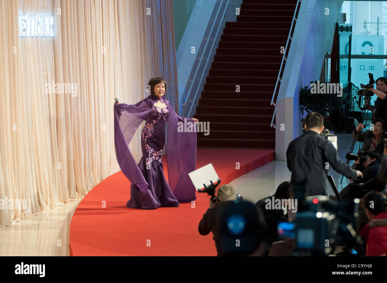 BEIJING, CHINA; 08/03/2012. In celebration of the Womens Day, luxury ...