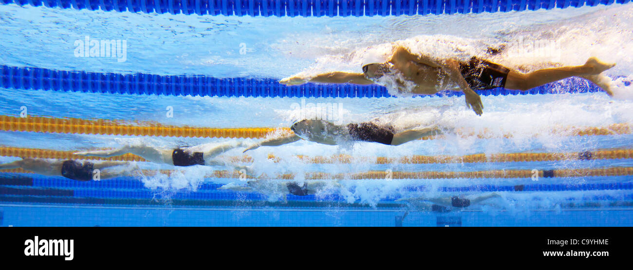 Underwater view of the British Swimming Championships 2012, 07 Mar 12 ...