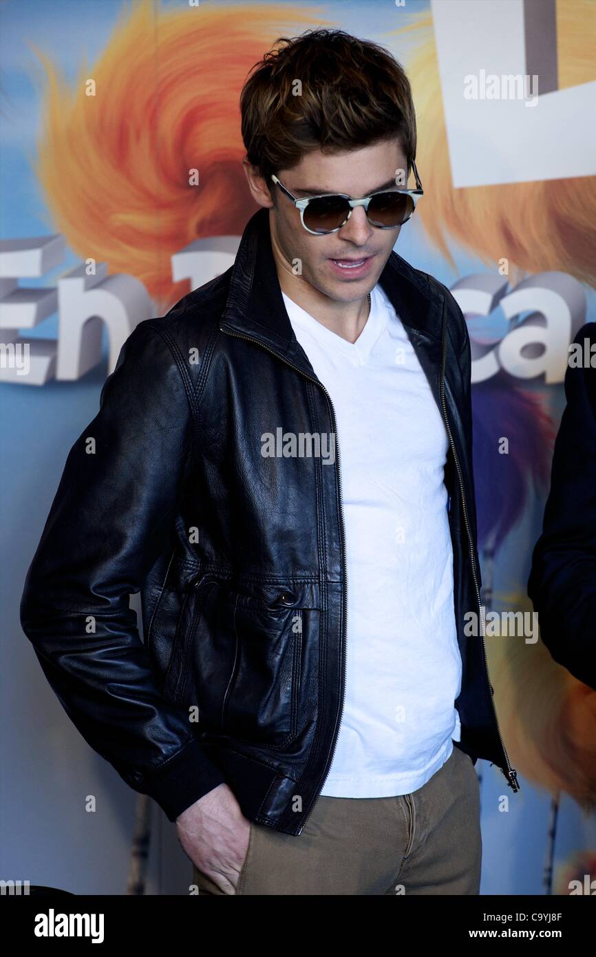 March 8, 2012 - Madrid, Spain - US Actor Zac Efron Attends a Meeting ...