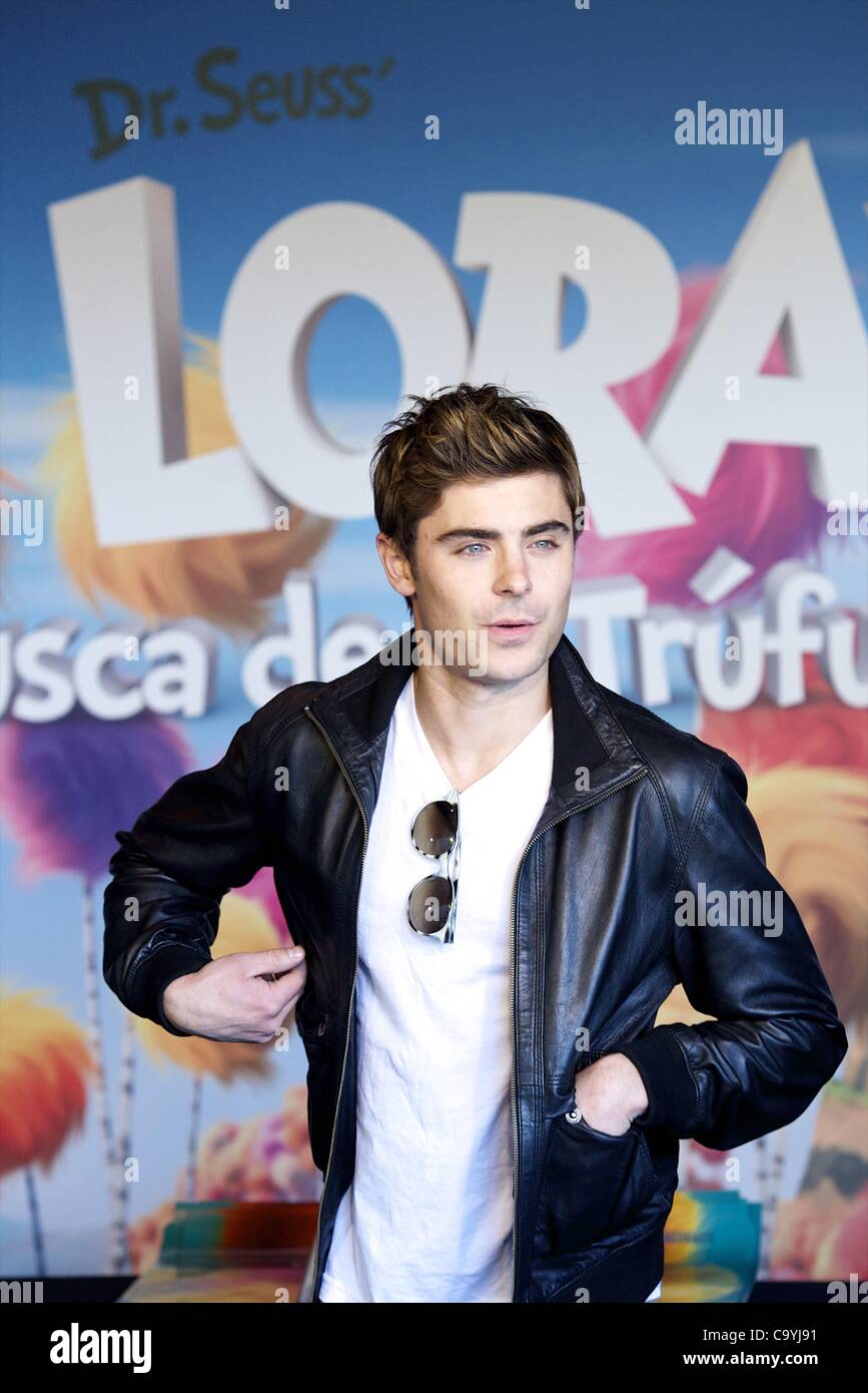 March 8, 2012 - Madrid, Spain - US Actor Zac Efron Attends a Meeting ...