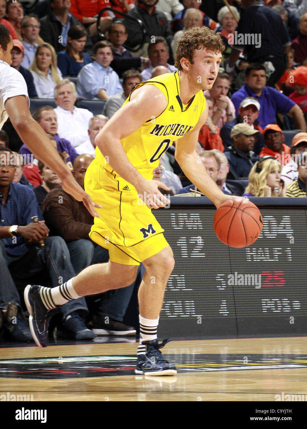 Jan. 5, 2012 - Charlottesville, Virginia, United States - Zack Novak #0 ...