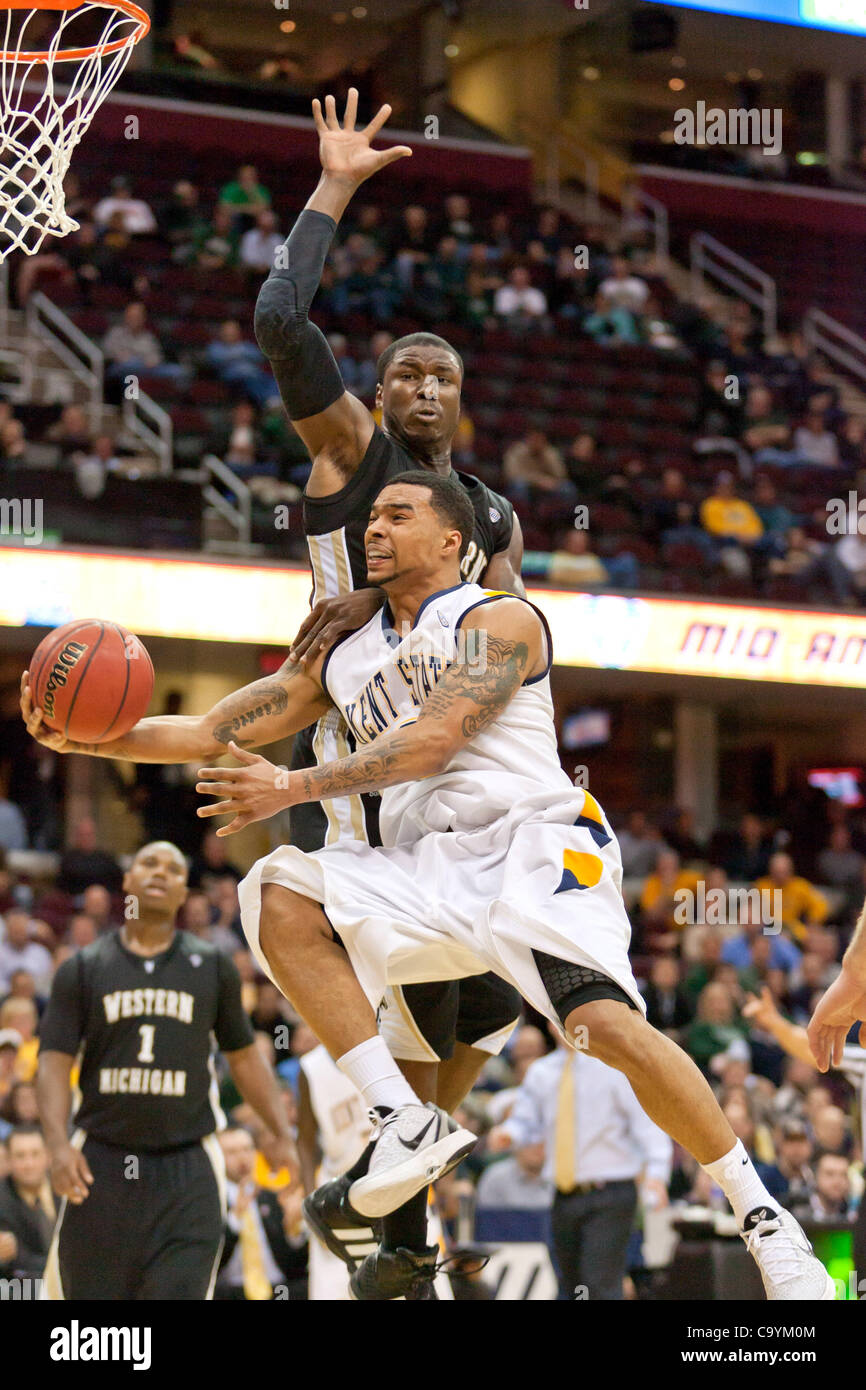March 8, 2012 - Cleveland, Ohio, U.S - Kent State guard Michael Porrini ...