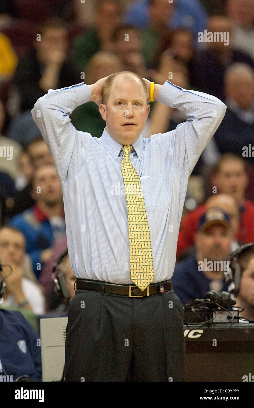 March 8, 2012 - Cleveland, Ohio, U.S - Kent State head coach Rob ...