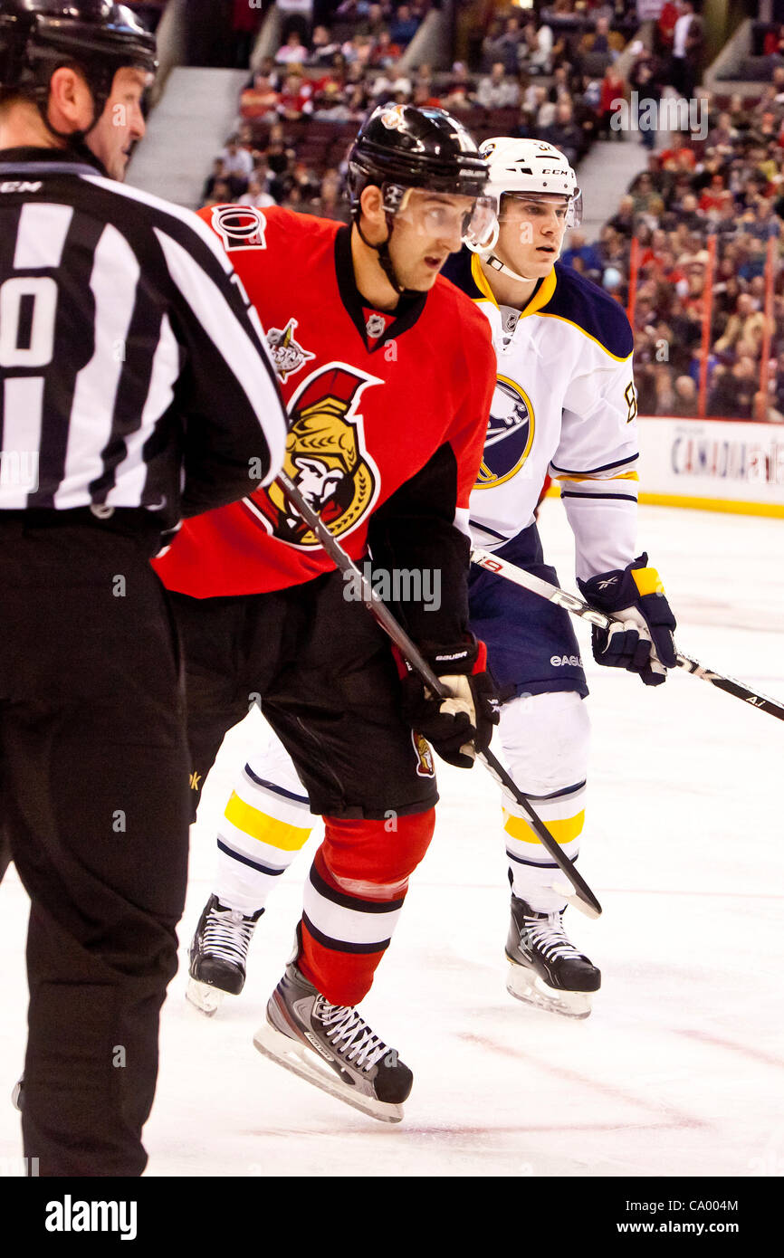 Mar. 10, 2012 - Ottawa, Ontario, Canada - Nick Foligno(71) playing ...