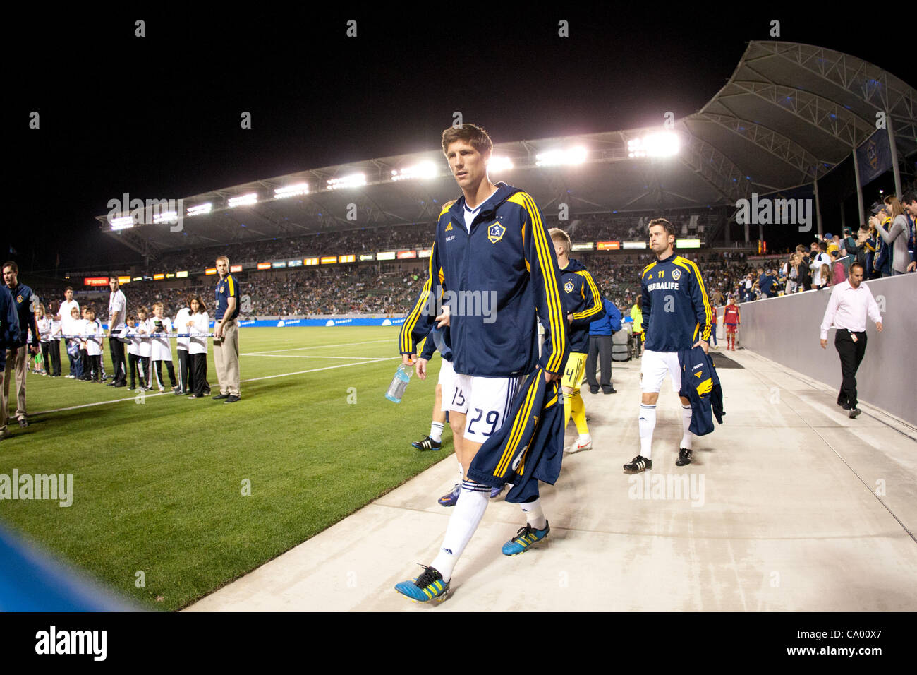 March 10, 2012 - Carson, California, U.S - Los Angeles Galaxy defender ...