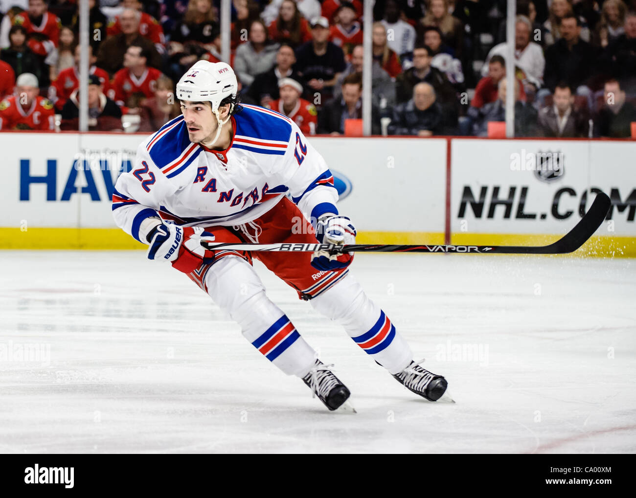 Mar. 09, 2012 - Chicago, Illinois, U.S - New York center Brian Boyle ...