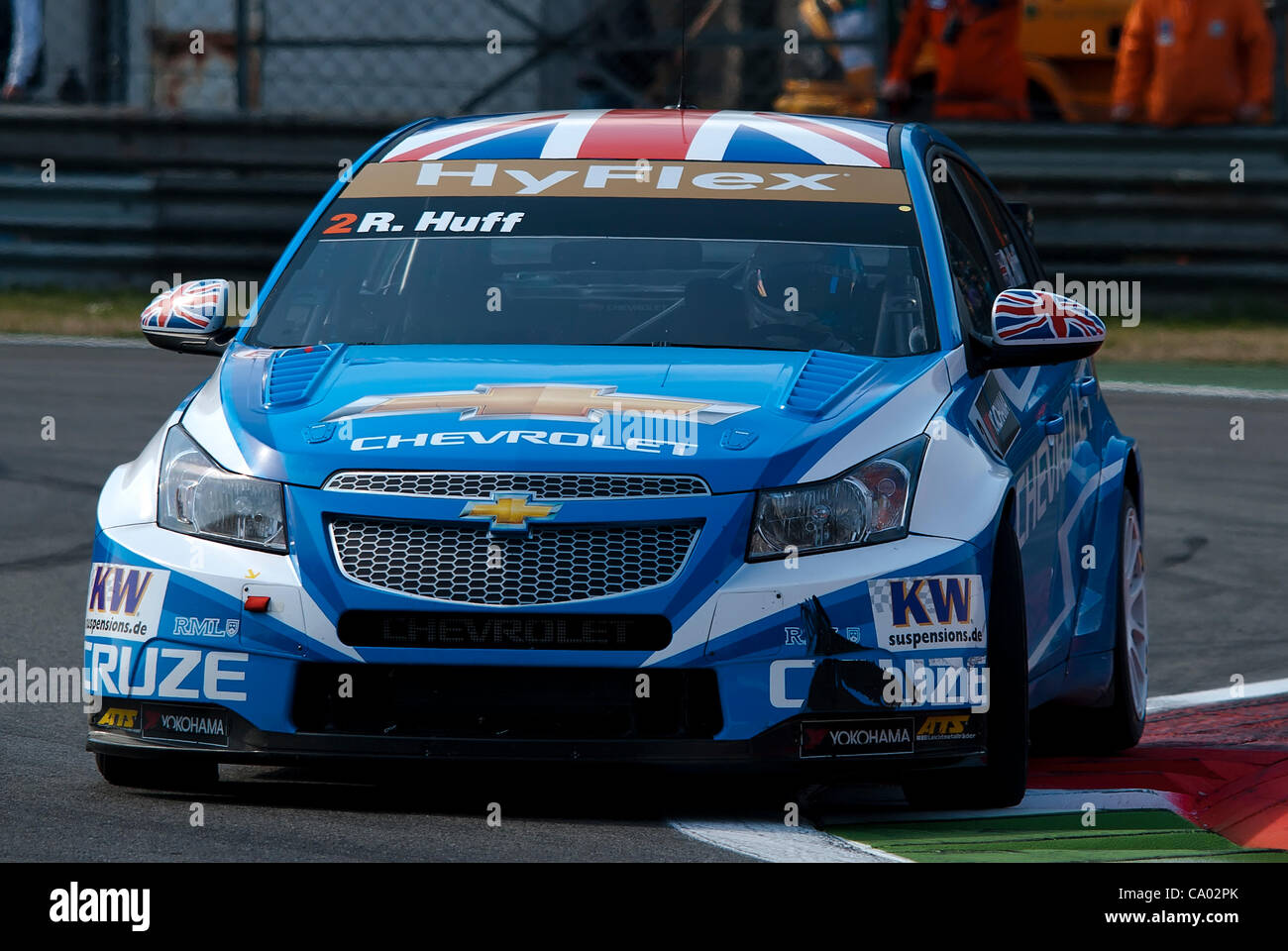 WTCC 2012 - Monza Robert Huff on Chevrolet Cruze Stock Photo - Alamy