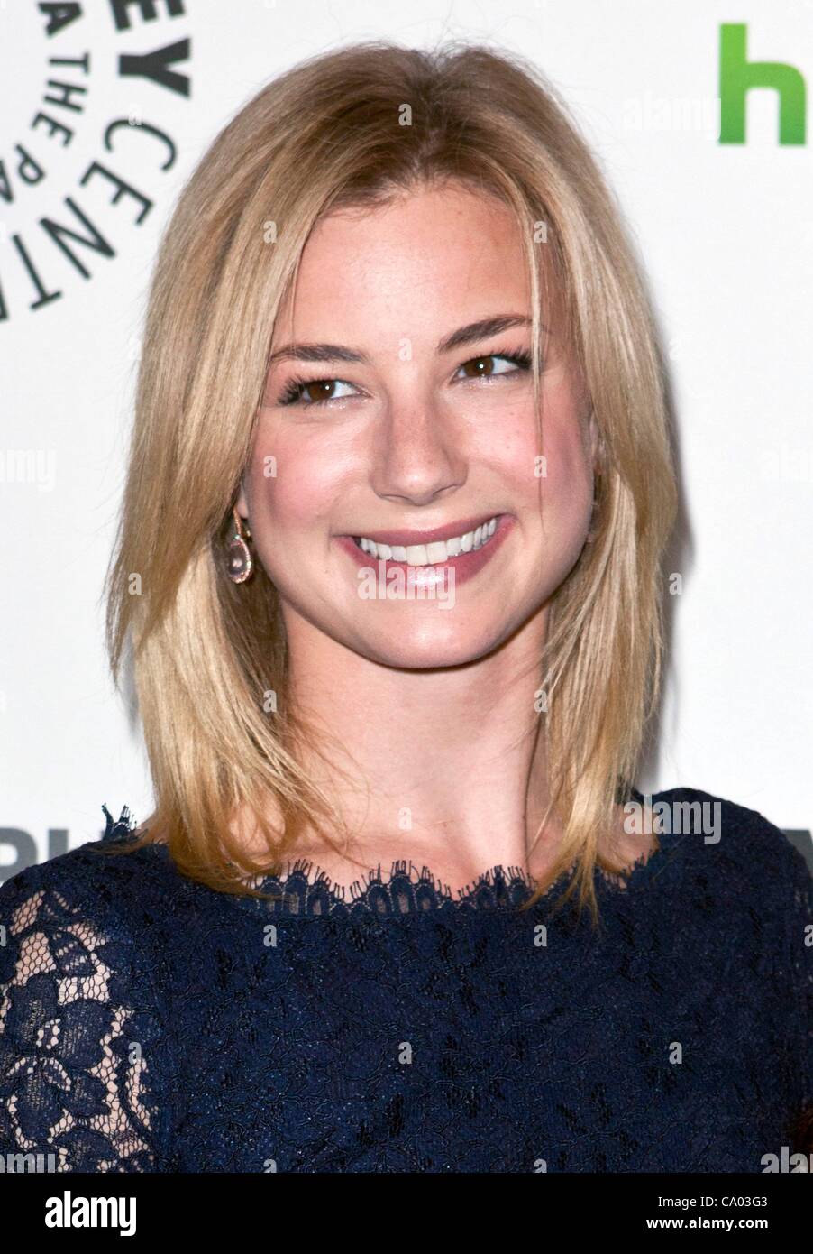 Emily VanCamp at arrivals for REVENGE at PaleyFest 2012, Saban Theater ...
