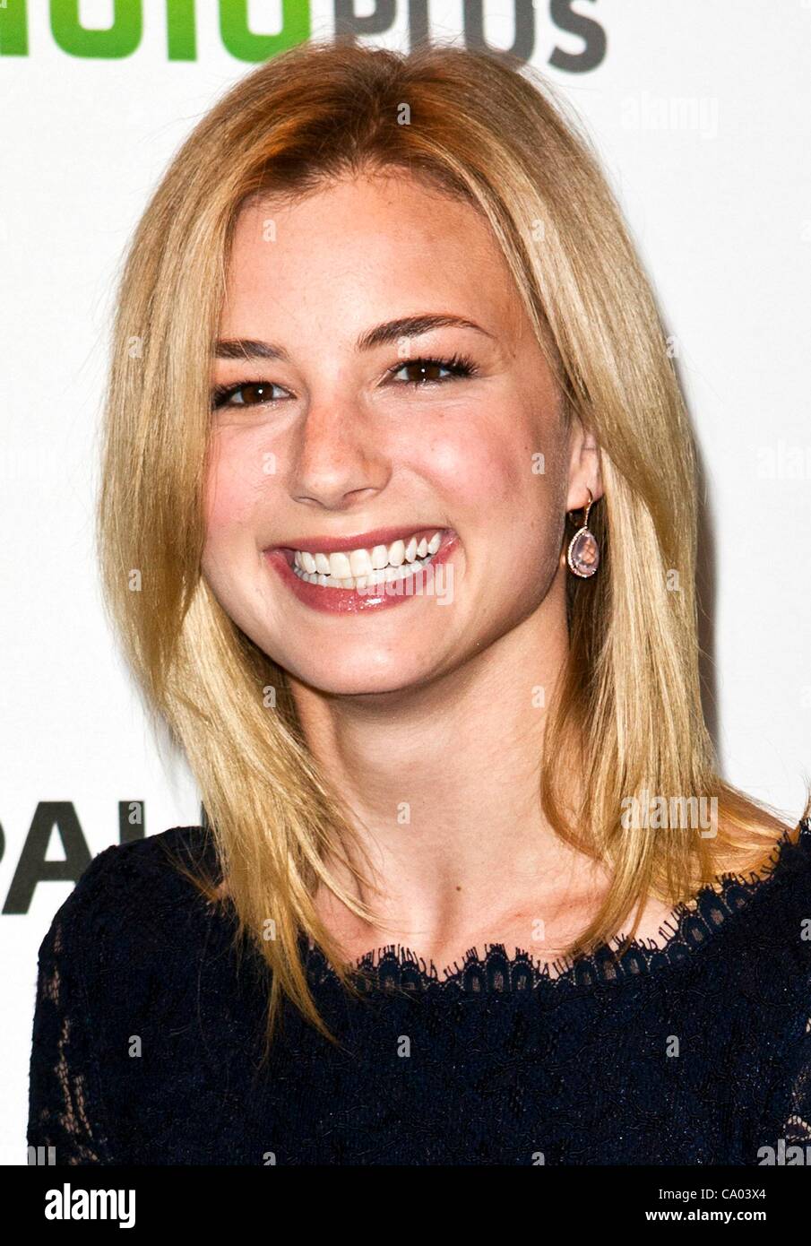 Emily VanCamp at arrivals for REVENGE at PaleyFest 2012, Saban Theater ...