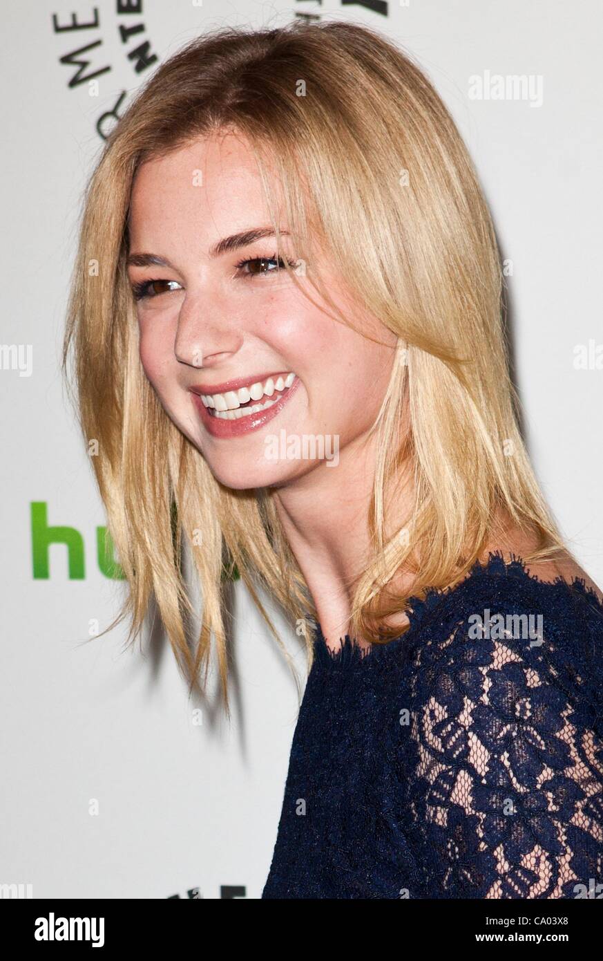 Emily VanCamp at arrivals for REVENGE at PaleyFest 2012, Saban Theater ...