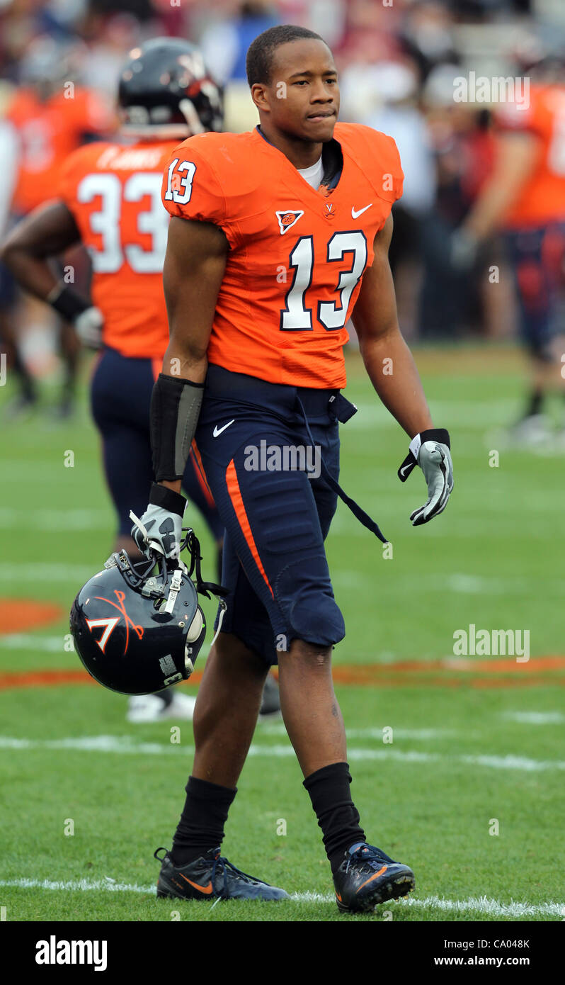 Nov. 26, 2011 - Charlottesville, Virginia, United States - Cornerback ...
