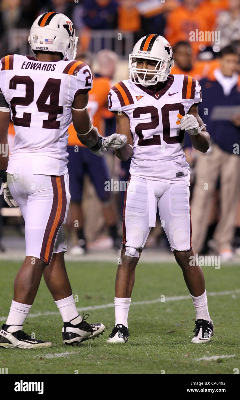 Nov. 26, 2011 - Charlottesville, Virginia, United States - Linebacker ...