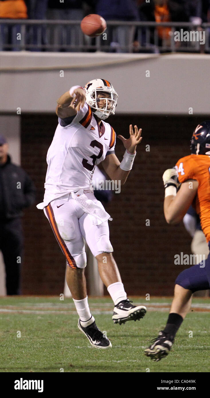 Nov. 26, 2011 - Charlottesville, Virginia, United States - Quarterback ...