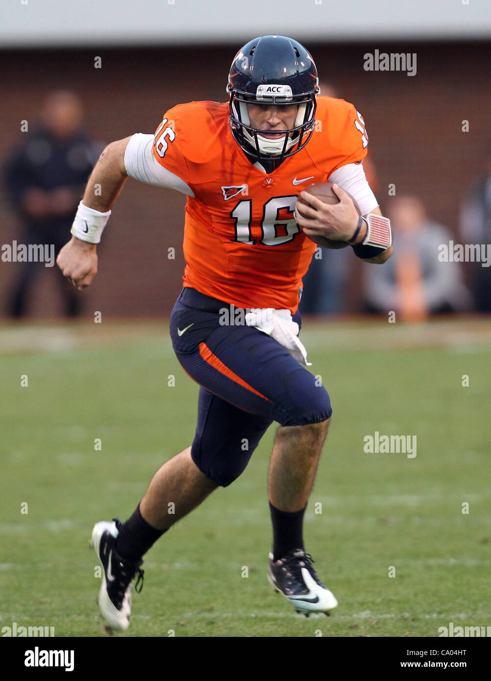 Nov. 26, 2011 - Charlottesville, Virginia, United States - Quarterback ...