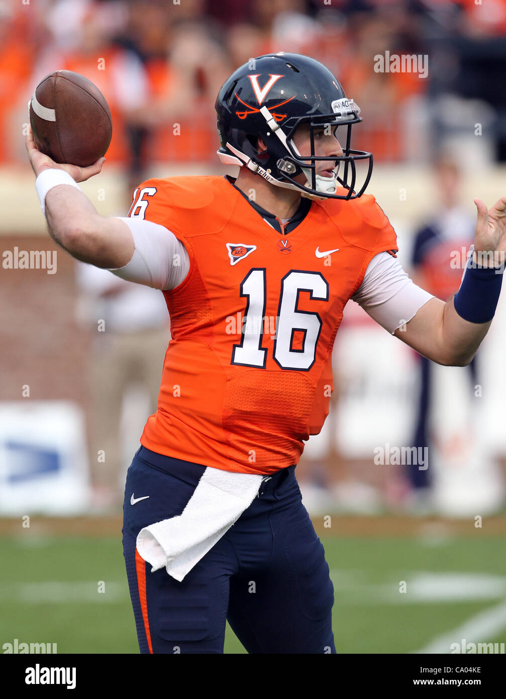 Nov. 26, 2011 - Charlottesville, Virginia, United States - Quarterback ...