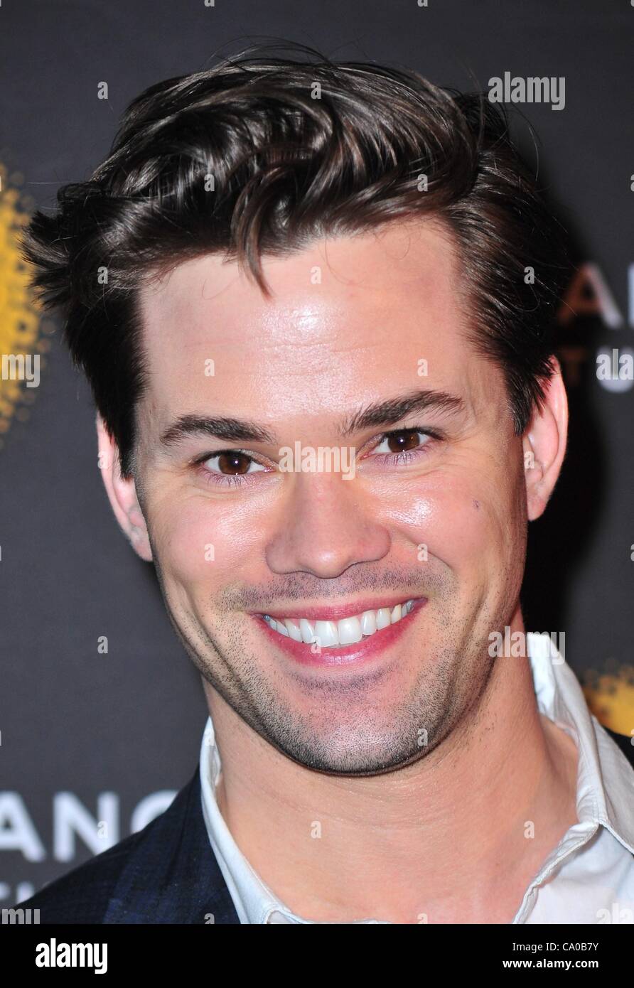 Andrew Rannells at arrivals for Sundance Institute New York Theatre ...