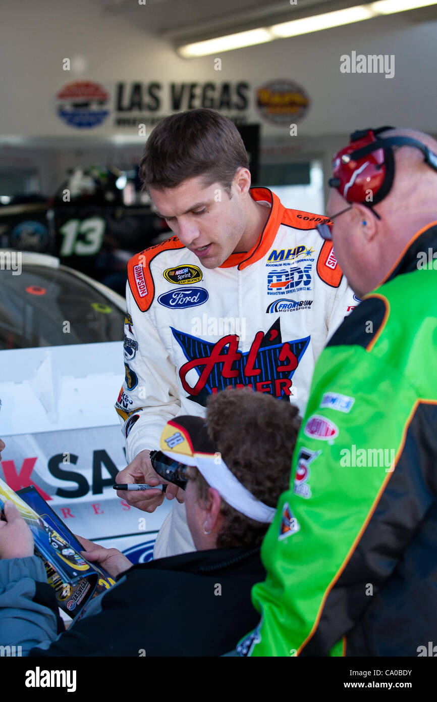 March 10, 2012 - Las Vegas, Nevada, U.S - David Ragan, driver of the ...