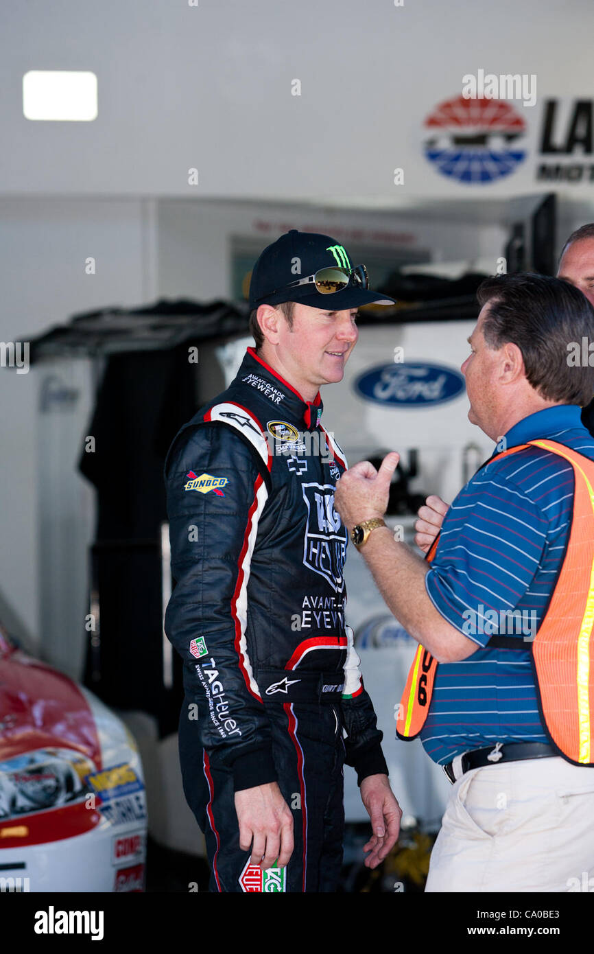 March 10, 2012 - Las Vegas, Nevada, U.S - Kurt Busch, driver of the #51 ...