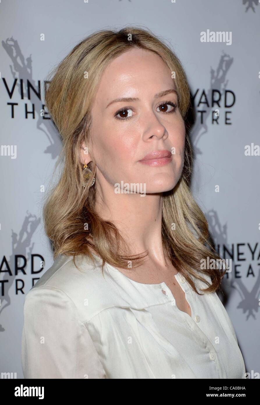 Sarah Paulson at arrivals for 2012 Vineyard Theatre Gala Honoring Linda ...