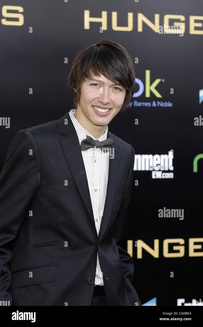 Sam Tan at arrivals for THE HUNGER GAMES Premiere, Nokia Theatre at L.A ...
