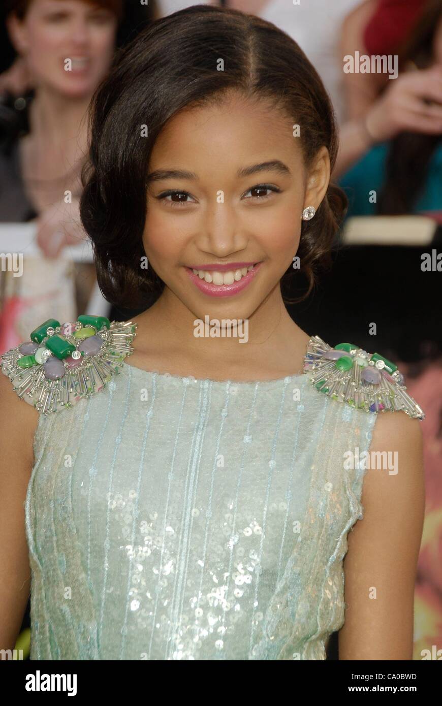 Amandla Stenberg at arrivals for THE HUNGER GAMES Premiere, Nokia ...