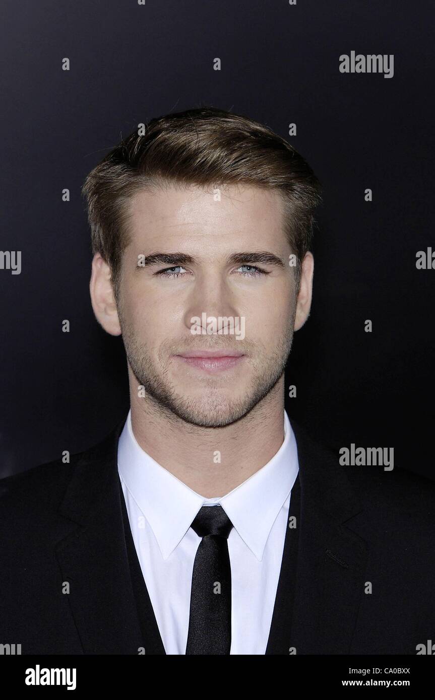 Liam Helmsworth at arrivals for THE HUNGER GAMES Premiere, Nokia ...