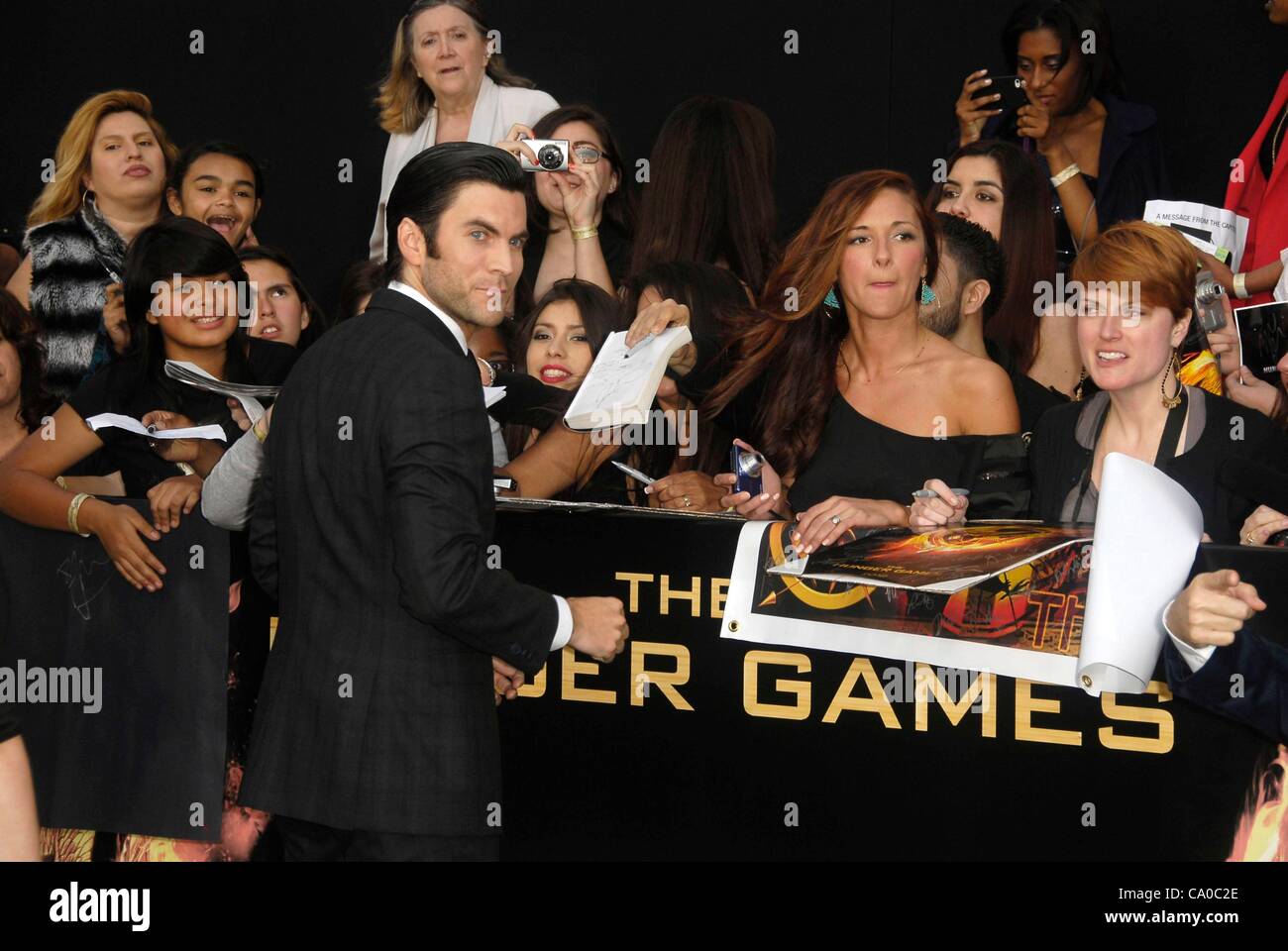 Wes Bentley at arrivals for THE HUNGER GAMES Premiere, Nokia Theatre at ...