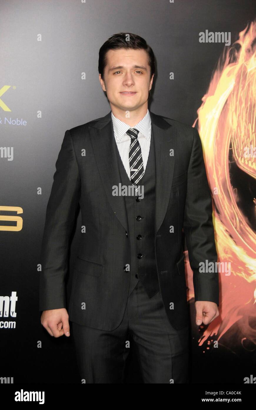 Josh Hutcherson at arrivals for THE HUNGER GAMES Premiere, Nokia ...