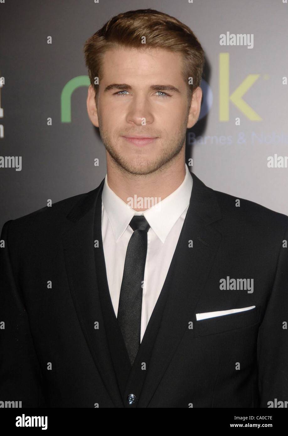 Liam Hemsworth at arrivals for THE HUNGER GAMES Premiere, Nokia Theatre ...