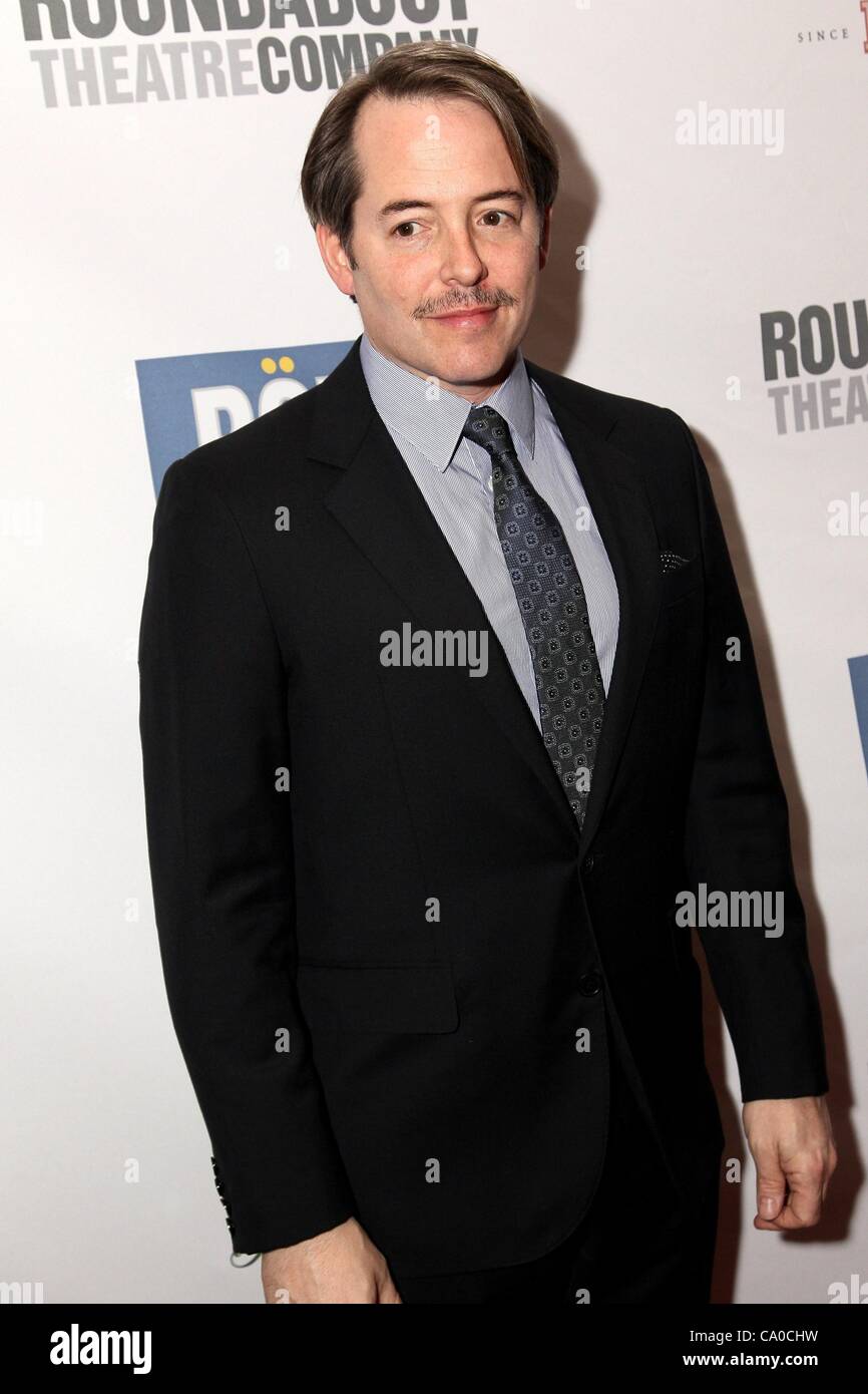 Matthew Broderick at arrivals for The Roundabout Theatre Company's 2012 ...