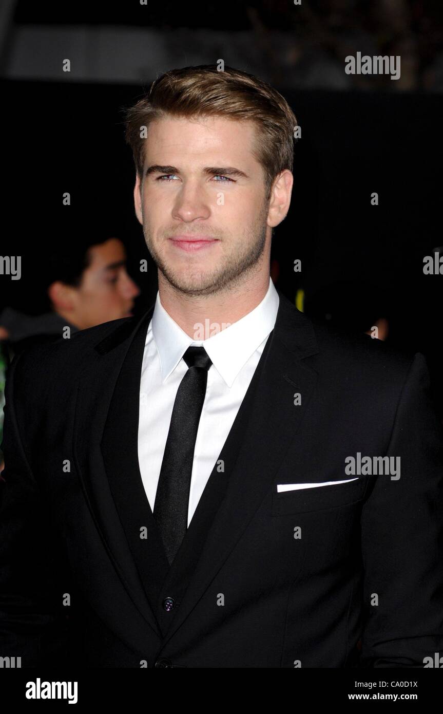 Liam Hemsworth at arrivals for THE HUNGER GAMES Premiere, Nokia Theatre ...