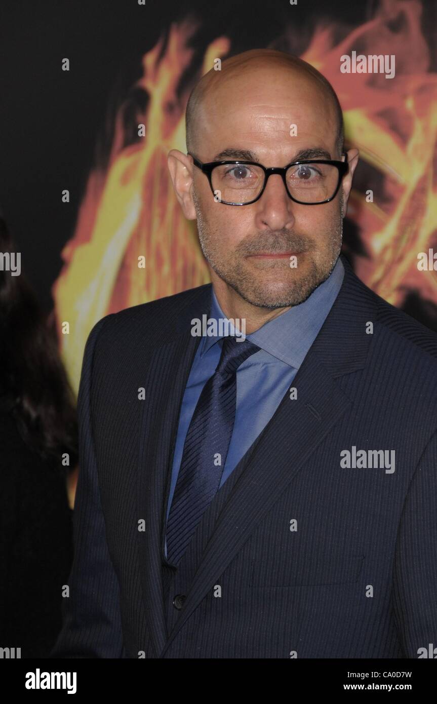 Stanley Tucci at arrivals for THE HUNGER GAMES Premiere, Nokia Theatre ...