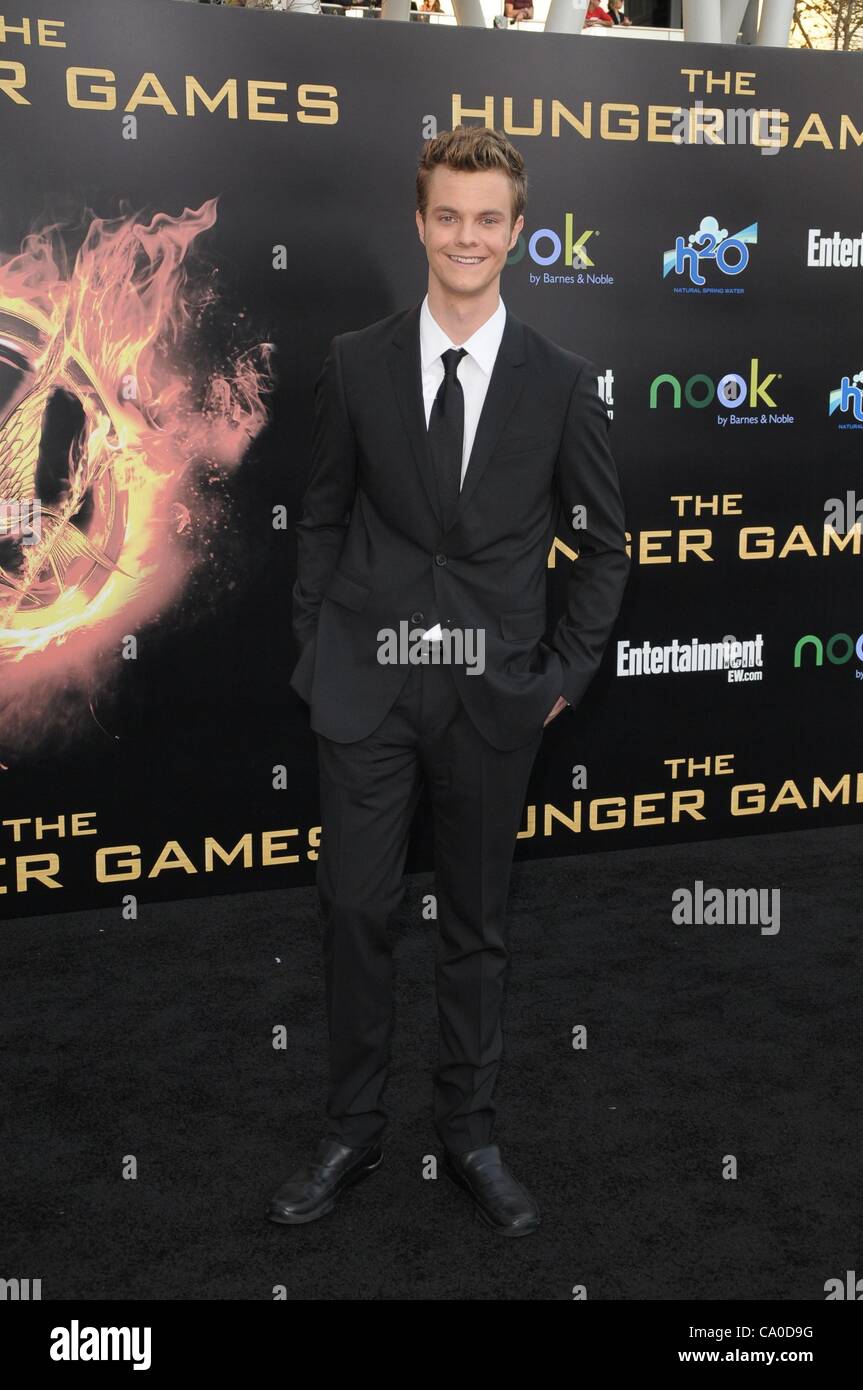 Jack Quaid at arrivals for THE HUNGER GAMES Premiere, Nokia Theatre at ...
