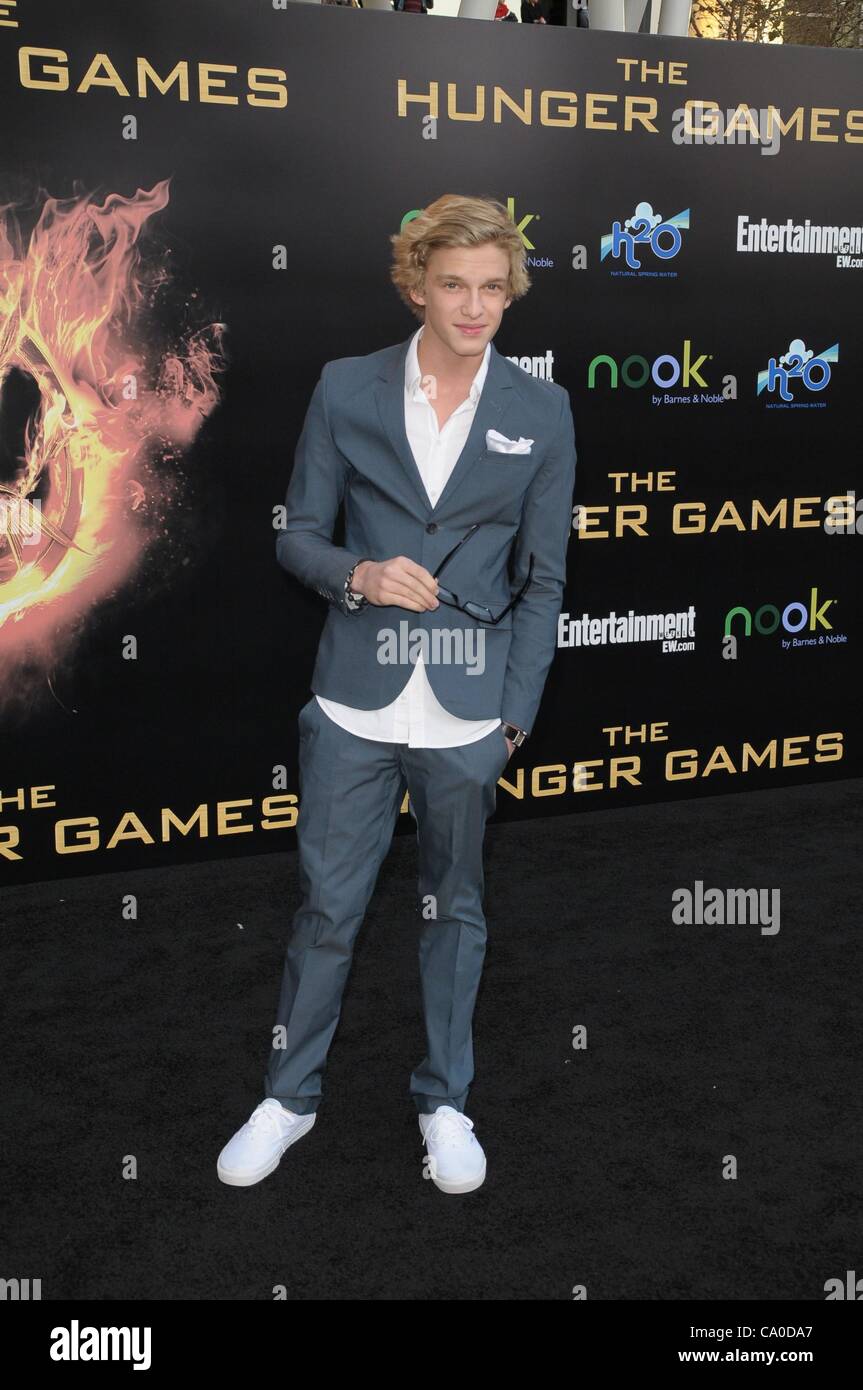 Cody Simpson at arrivals for THE HUNGER GAMES Premiere, Nokia Theatre ...