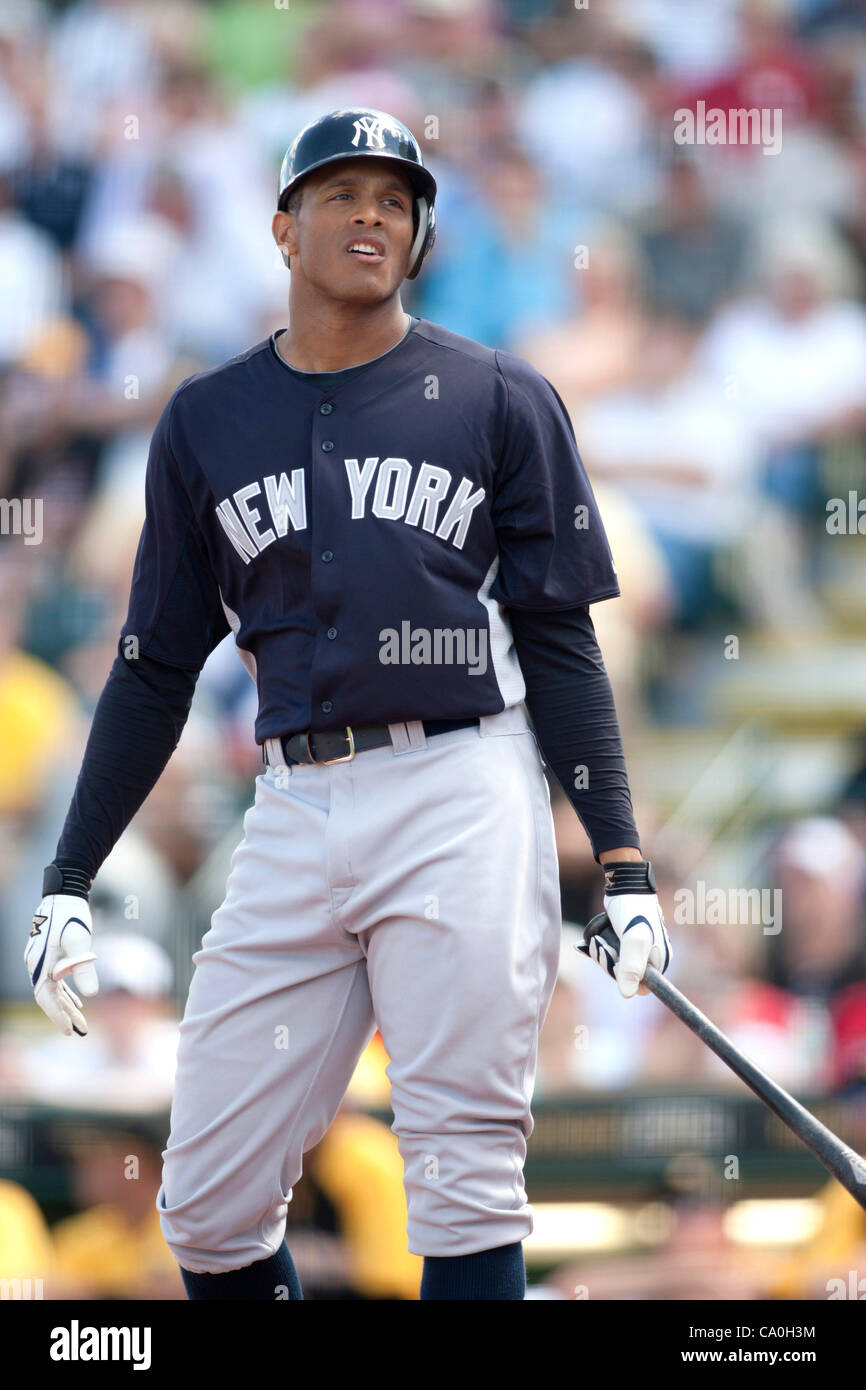 Justin Maxwell (Yankees), MARCH 6, 2012 - MLB : Justin Maxwell of the ...