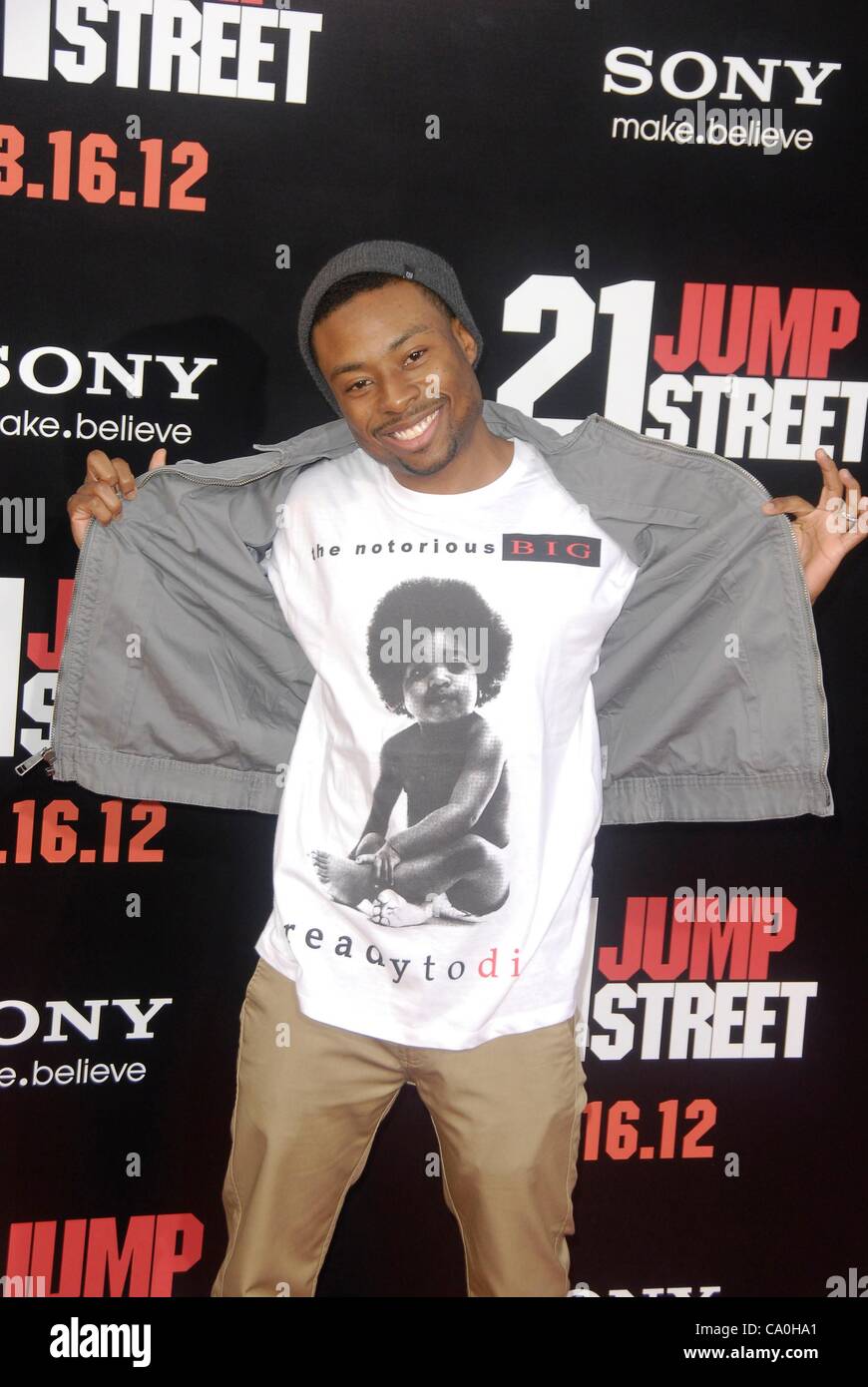 Justin Hires at arrivals for 21 JUMP STREET Premiere, Grauman's Chinese ...