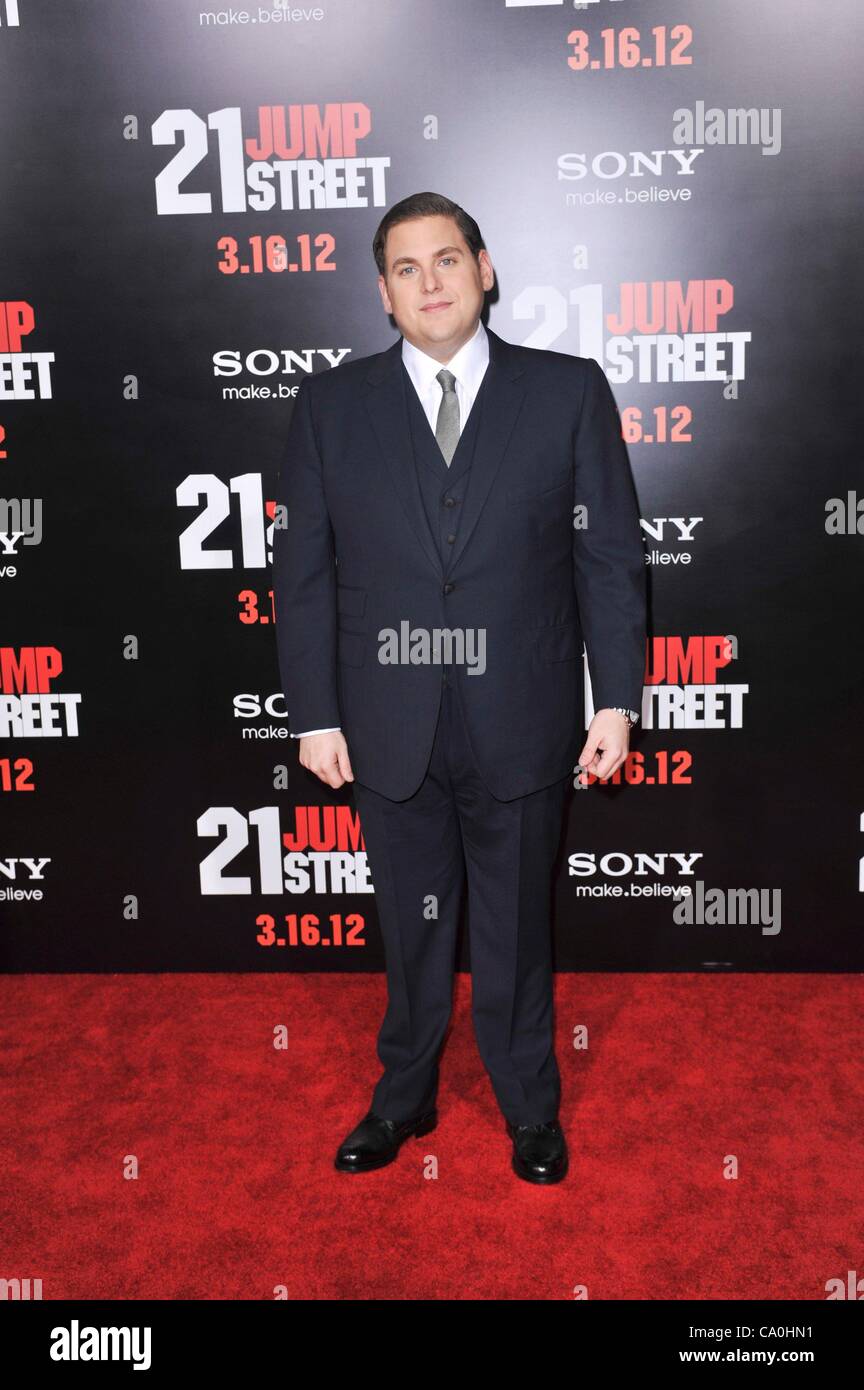 Jonah Hill at arrivals for 21 JUMP STREET Premiere, Grauman's Chinese ...