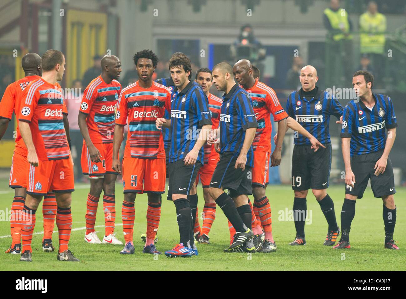 Two team group, MARCH 13, 2012 - Football / Soccer : General view, UEFA ...