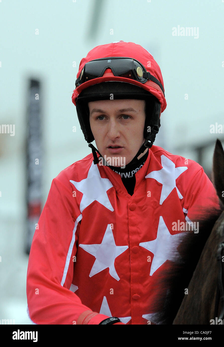 Shane jackson jockey cheltenham racecourse hi-res stock photography and ...