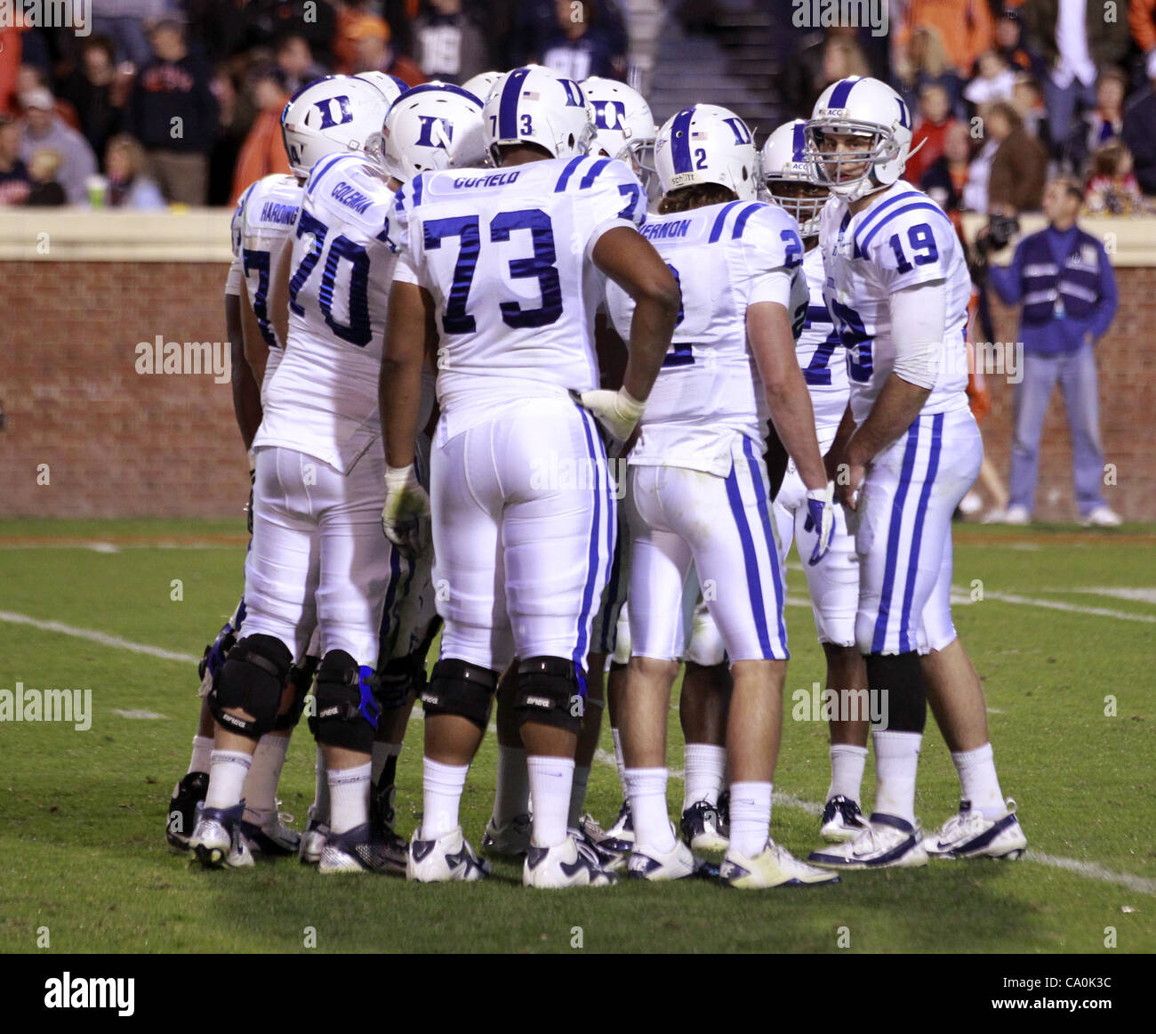 Jan. 6, 2012 - Charlottesville, Virginia, United States - The Duke Blue ...