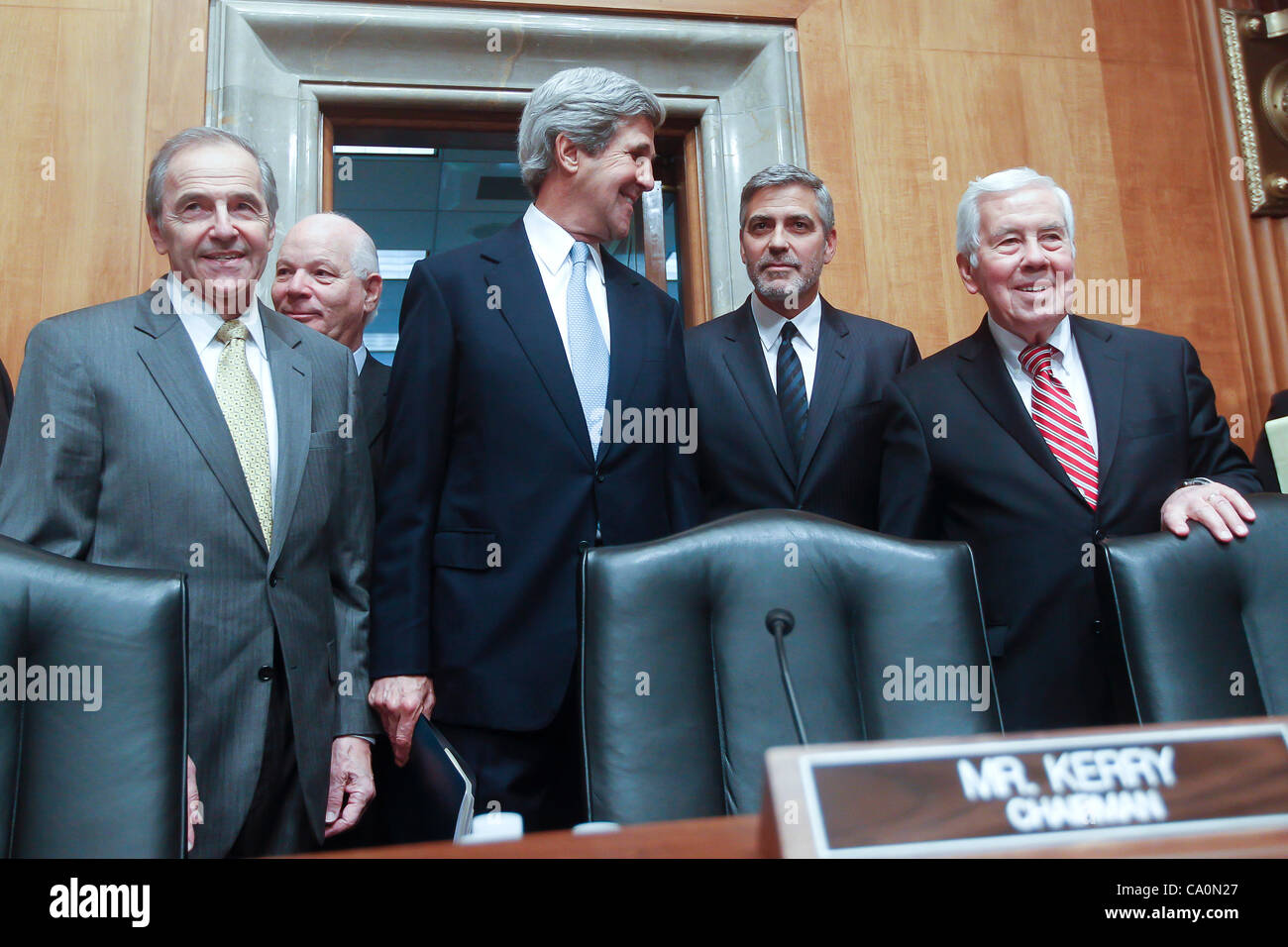 March 14, 2012 - Washington, DC, U.S. - (Left to right) Senator JAMES ...