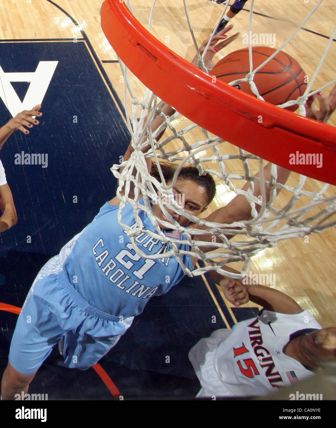 Jan. 5, 2012 - Charlottesville, VA, United States - Krista Gross #21 of ...
